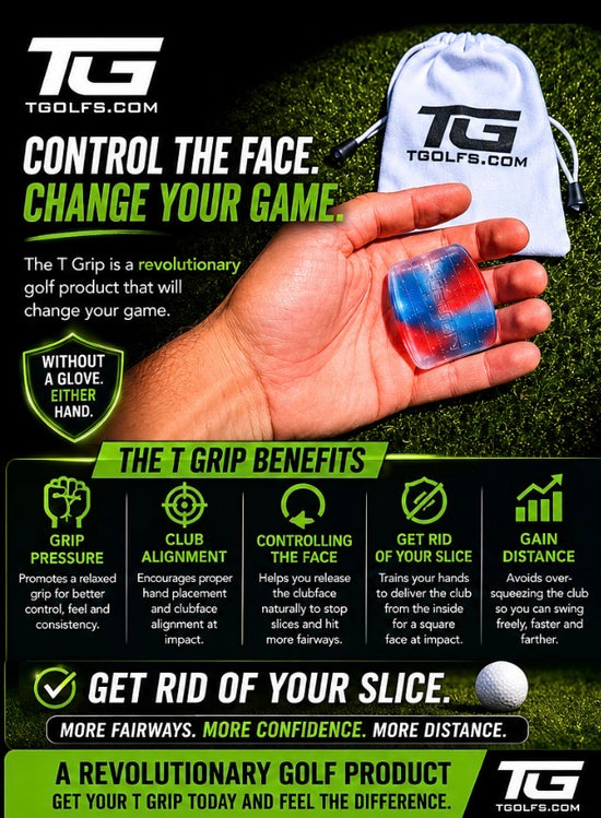 T-Grip™ Golf Version improving alignment, grip pressure, and clubface ...