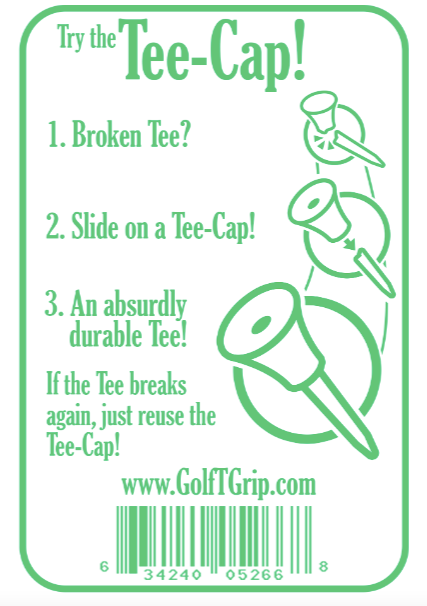 Tee-Caps make those broken tees reusable again. – T-Golfs